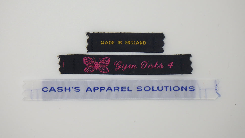 12mm Woven Designer Name Tapes (1 LINE) – Cash's Nametapes