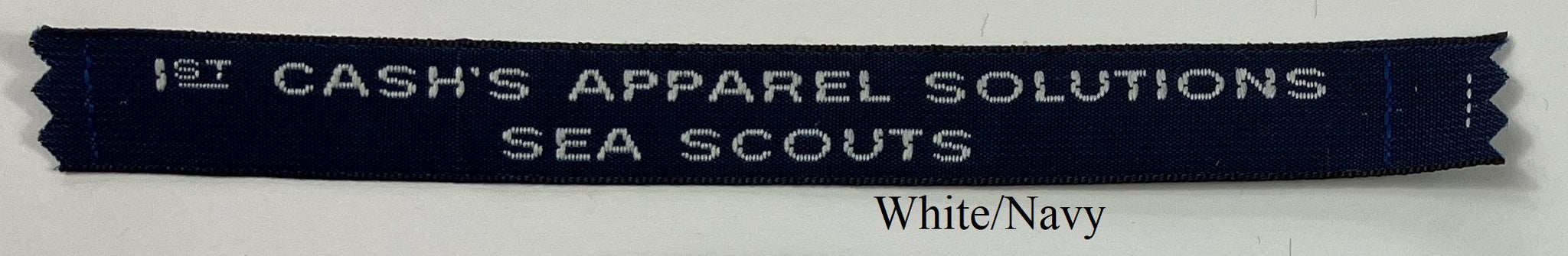 12mm Woven Name Tapes (2 LINE) – Cash's Nametapes